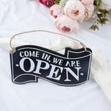 Mosey Hanging Sign Ornamental Word Pattern Door Sign Pendant ...