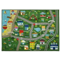 Free Shipping! Delta Children Kids World Map Round Area Rug, 39-Inch ...