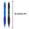 5Pcs Retractable Gel Pen Triangular Shaped Grip Erasable Gel Inks Pen 0 ...