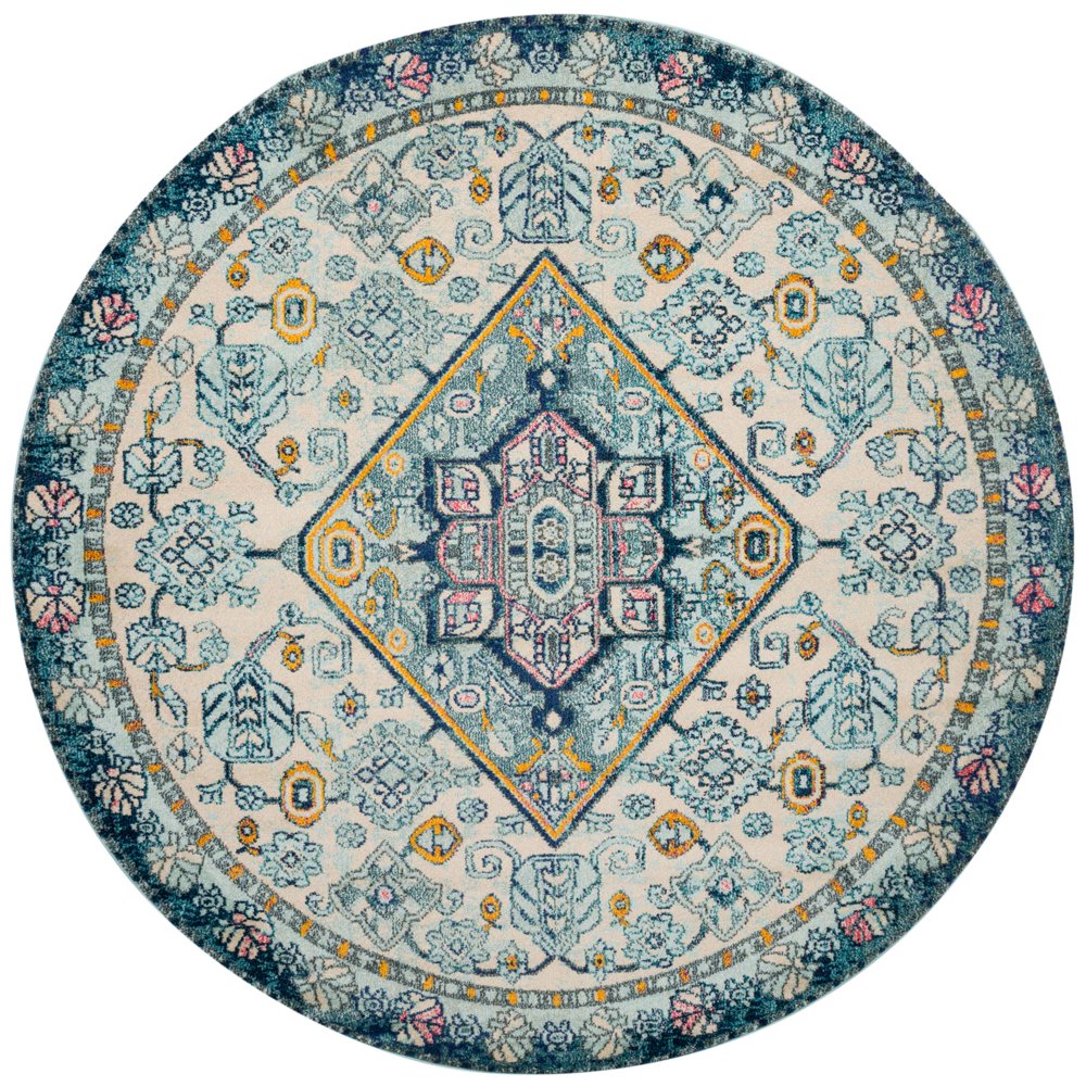 Loloi II Nadia Abstract Aqua / Navy Area Rug - Walmart.com - Walmart.com