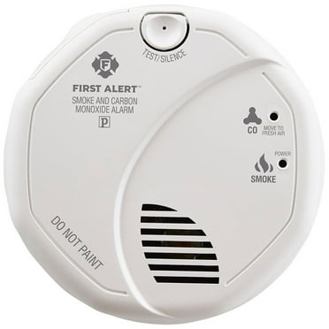 First Alert BRK SCO2B Smoke and Carbon Monoxide (CO) Detector with 9V ...