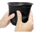 100 Pack Nursery Pots, 4 5 6 Inch Pot for Plants, Plastic Plant Pots ...