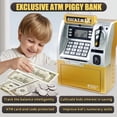 2025 Upgraded ATM Piggy Bank Toy for Kids with Debit Card, Coin ...