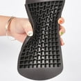 YaoZQ Mini Ice Cube Trays Black Silicone Crushed Ice Maker Mold Small ...