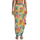 Time and Tru Women's Swim Coverup Pareo Beach Wrap Sarong - Multi ...