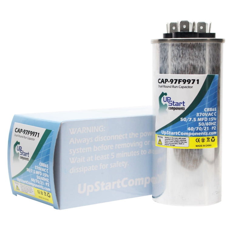 30/5 MFD 370 Volt Dual Round Run Capacitor Replacement For, 50% OFF