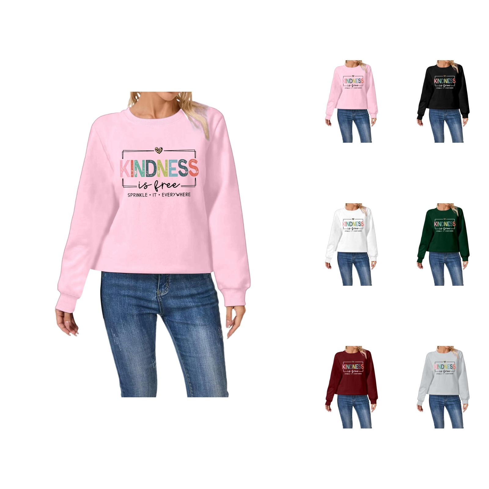 Click here for Generic Womens Sweatshirts 2025 Kindness Sweatshir... prices