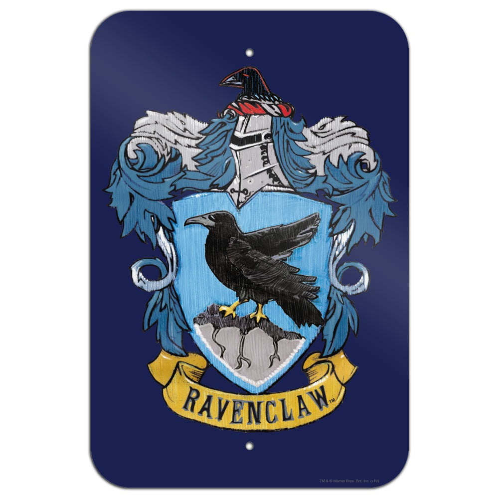 Harry Potter Ravenclaw Painted Crest Home Business Office Sign ...