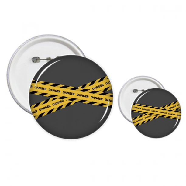 Logo Danger Warning Pins Badge Button Design Kit Craft Sets - Walmart.ca