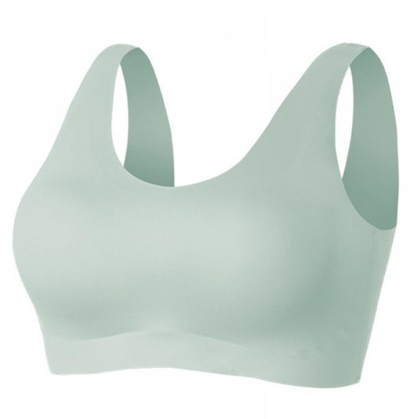 Women's Invisible Wireless Bra Ultra Light Full-Coverage T-Shirt Bra ...