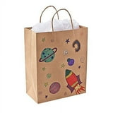 Brown Paper Gift Bags (Lg) - Party Supplies - 12 Pieces - Walmart.com