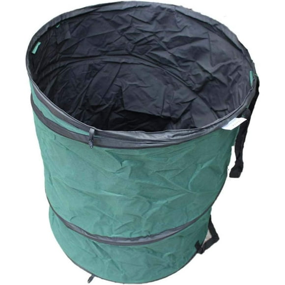 56-Gallon Canvas Garden Waste Bag Bucket 3Packs, Reusable Yard Leaf Bag ...