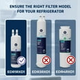 Mist Refrigerator Water Filter Replacement for Whirlpool EDR1RXD1 ...