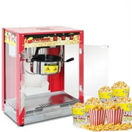 Winco POP-8R Popcorn Machine, 8 Ounce, Red - Walmart.com