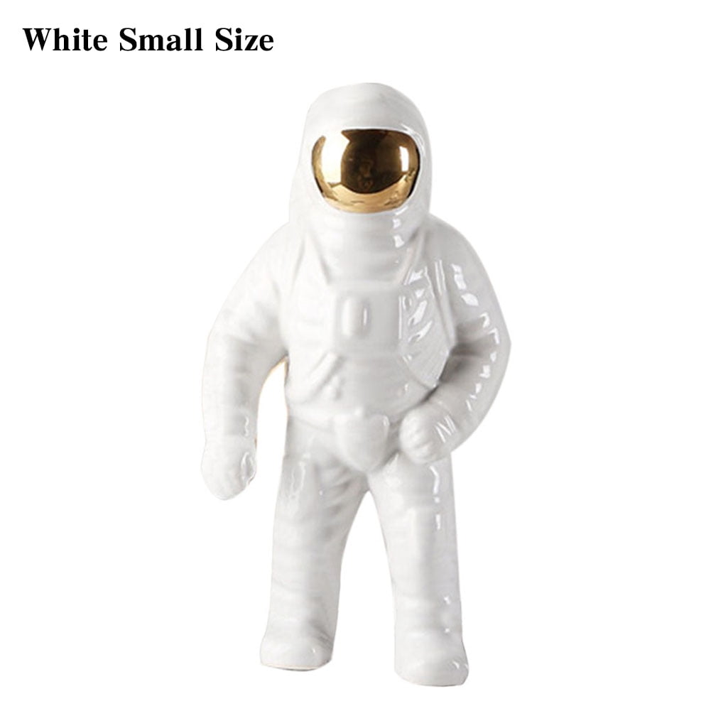 Yoone Ceramic Space Man Cosmonaut Model Figure Figurine Statue ...