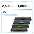 CLT-504S Toner Cartridge Compatible for Samsung CLT-K504S CLT-C504S CLT-M504S CLT-Y504S 504S CLP ...