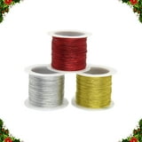 NUOLUX Cord Metallic String Gift Craft Elastic Thread Jewelry Tinsel ...