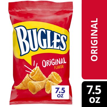 Bugles Crispy Corn Snacks, Original Flavor, Snack Bag, 3 oz - Walmart.com
