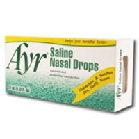 Ayr Saline Non-Medicated Nasal Drops - 50 Ml - Walmart.com