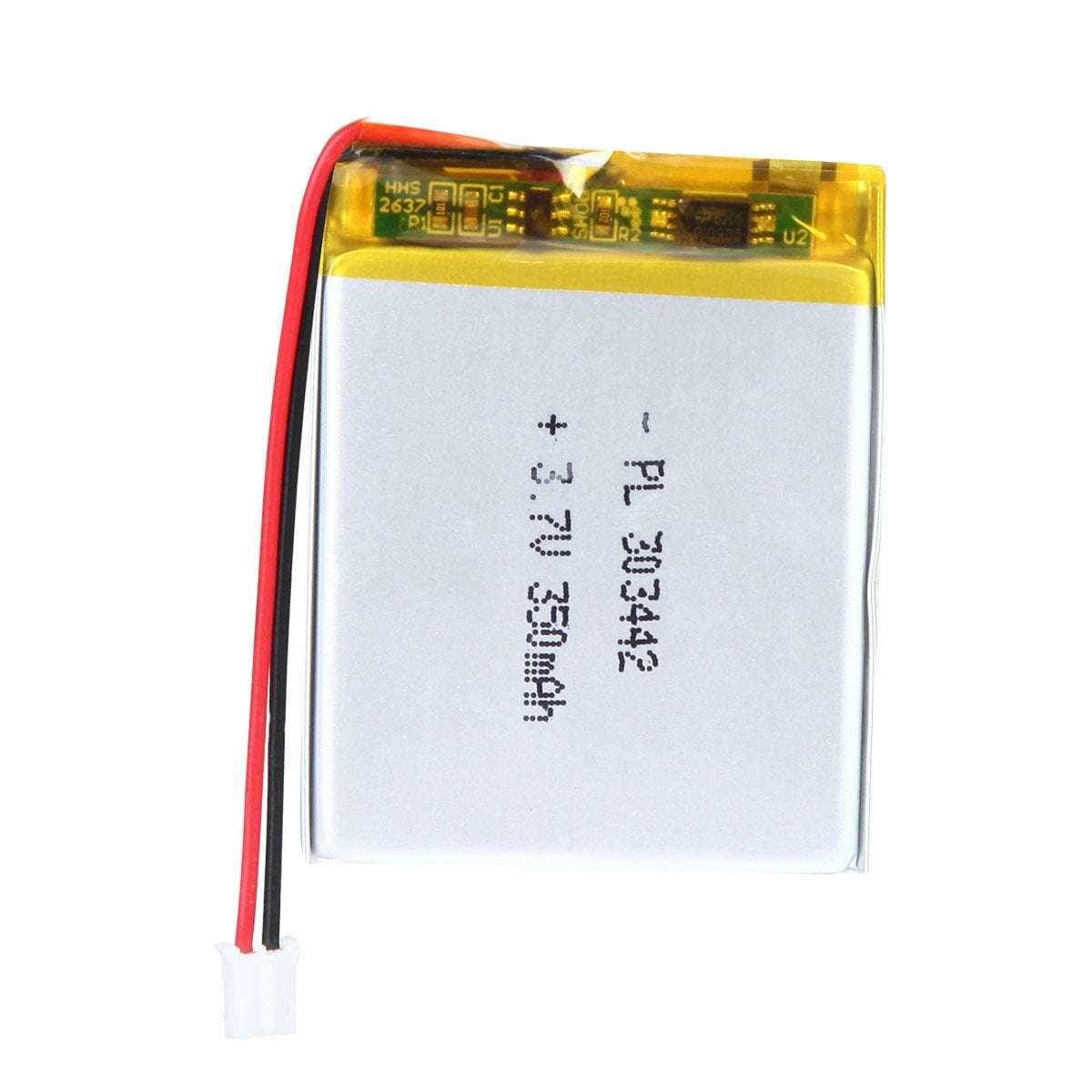 YDL 3.7V 350mAh Battery 303442 Lithium Polymer Ion Rechargeable Li-ion ...