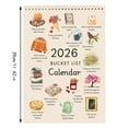 2026 Bucket List Calendar – Slow Down & Savor the Seasons | Seasonal ...