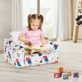 Costway 2-in-1 Convertible Kids Sofa to Lounger Flip-Out Chair w ...