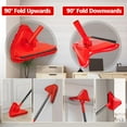 ZHANYU-Wall Mop Cleaner with 80 inches Long Handle, 180° Folding ...