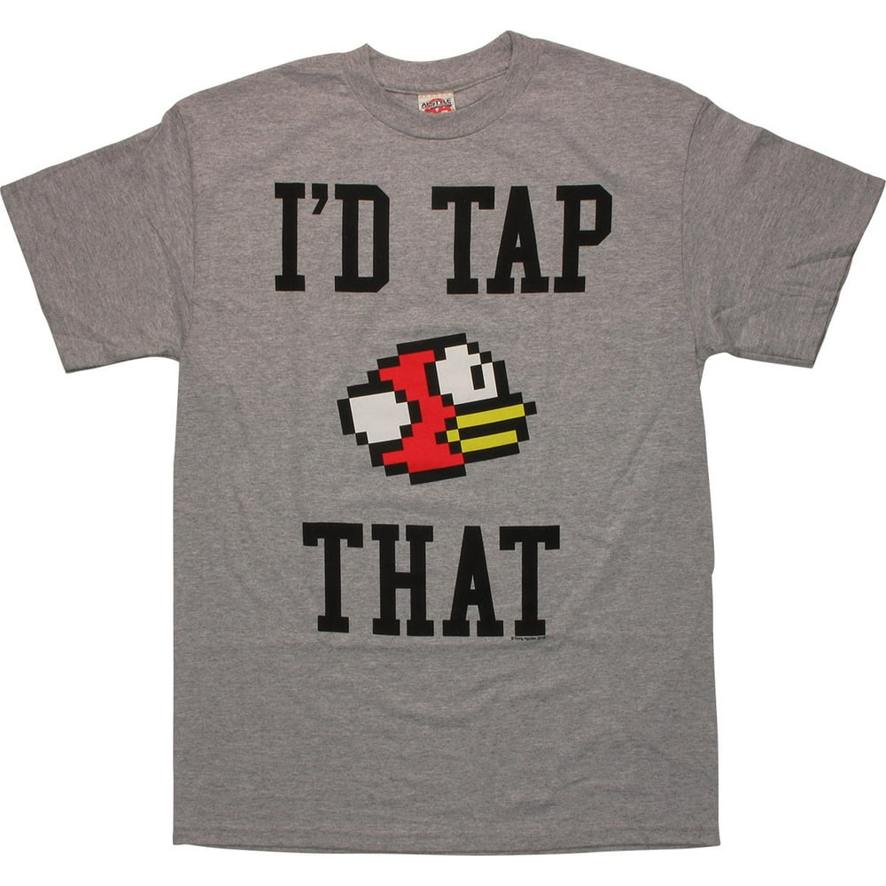 Flappy Bird - Flappy Bird Tap That T Shirt - Walmart.com - Walmart.com