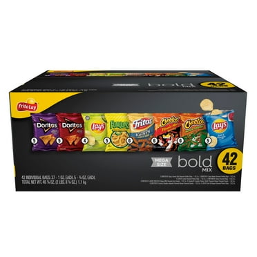 Frito-Lay Flavor Mix Variety Pack, 42 Count, Snack Chips Multipack ...