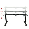 Caesar Hardware Sit Stand Desk Frame - Adjustable Height - Walmart.com