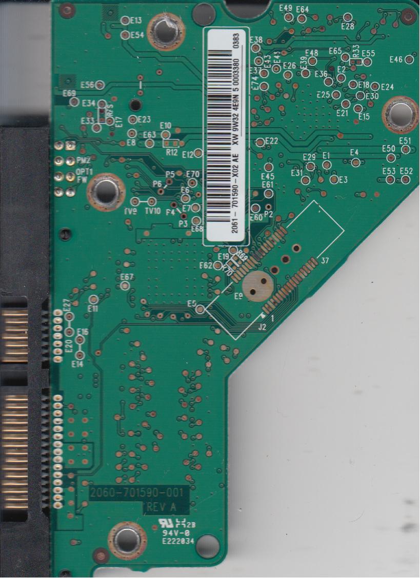 WD1600AAJS-08L7A0, 2061-701590-X02 AE, WD SATA 3.5 PCB - Walmart.com