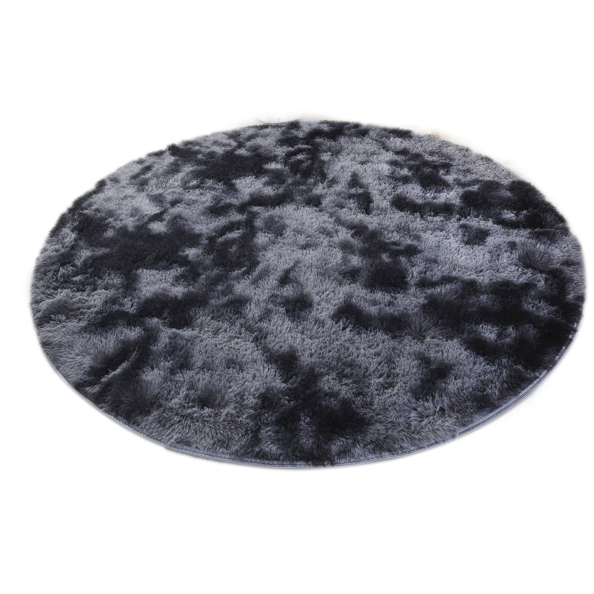 Fluffy Round Rug for Bedroom, Soft Circle Area Rug for Kids Room, Shag ...