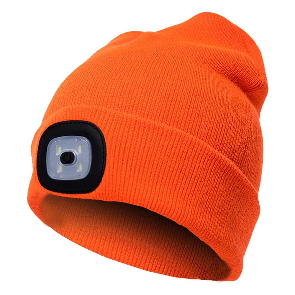 LED Lighted Hiking Hat, Illuminated Knitted Hat - Walmart.com