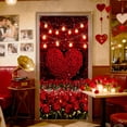 B 35X72 Inch Valentine'S Day Door Cover Curtain Wall Decoration ...