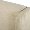 Noble House Ashley Full/Queen Wingback Tufted Beige Fabric Headboard ...