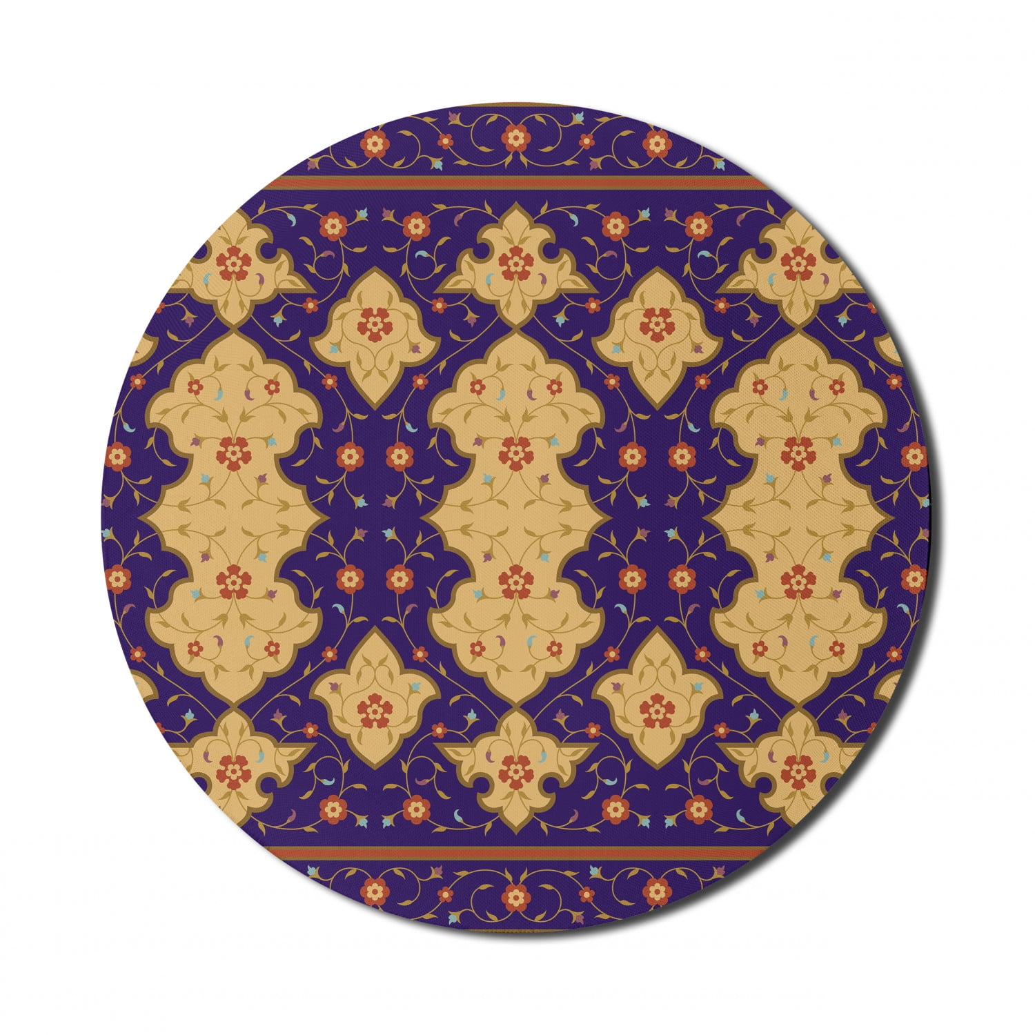 Moroccan Mouse Pad for Computers, Traditional Border Visual Ottoman ...