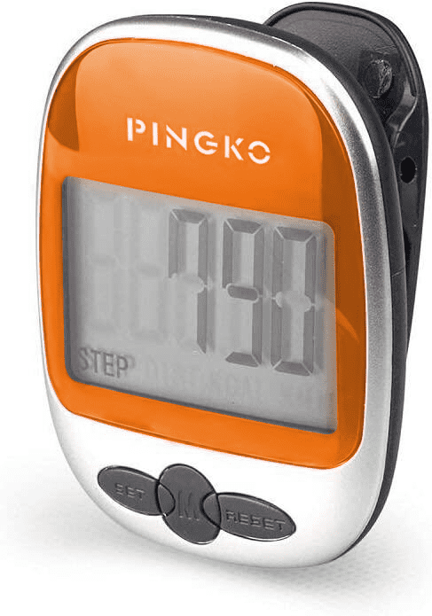 PINGKO Best Pedometer for Walking Accurately Track Steps Multi-Function ...