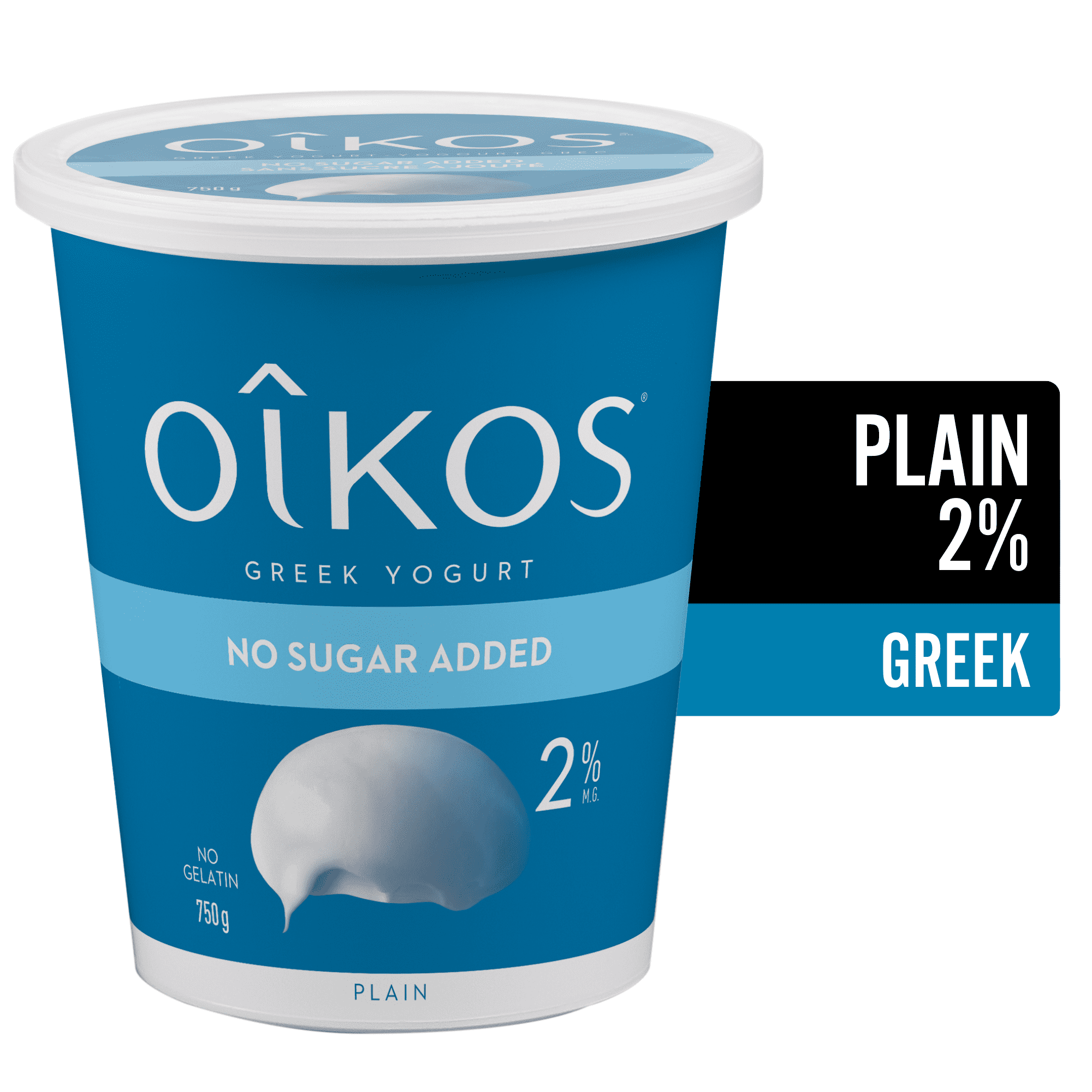 Click here for Oikos Greek Yogurt  Plain  2 M. F. 750g prices