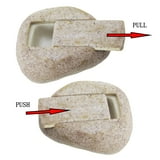 memeyou Large Outdoor Key Hider Rock, Durable Weatherproof Discreet Key ...