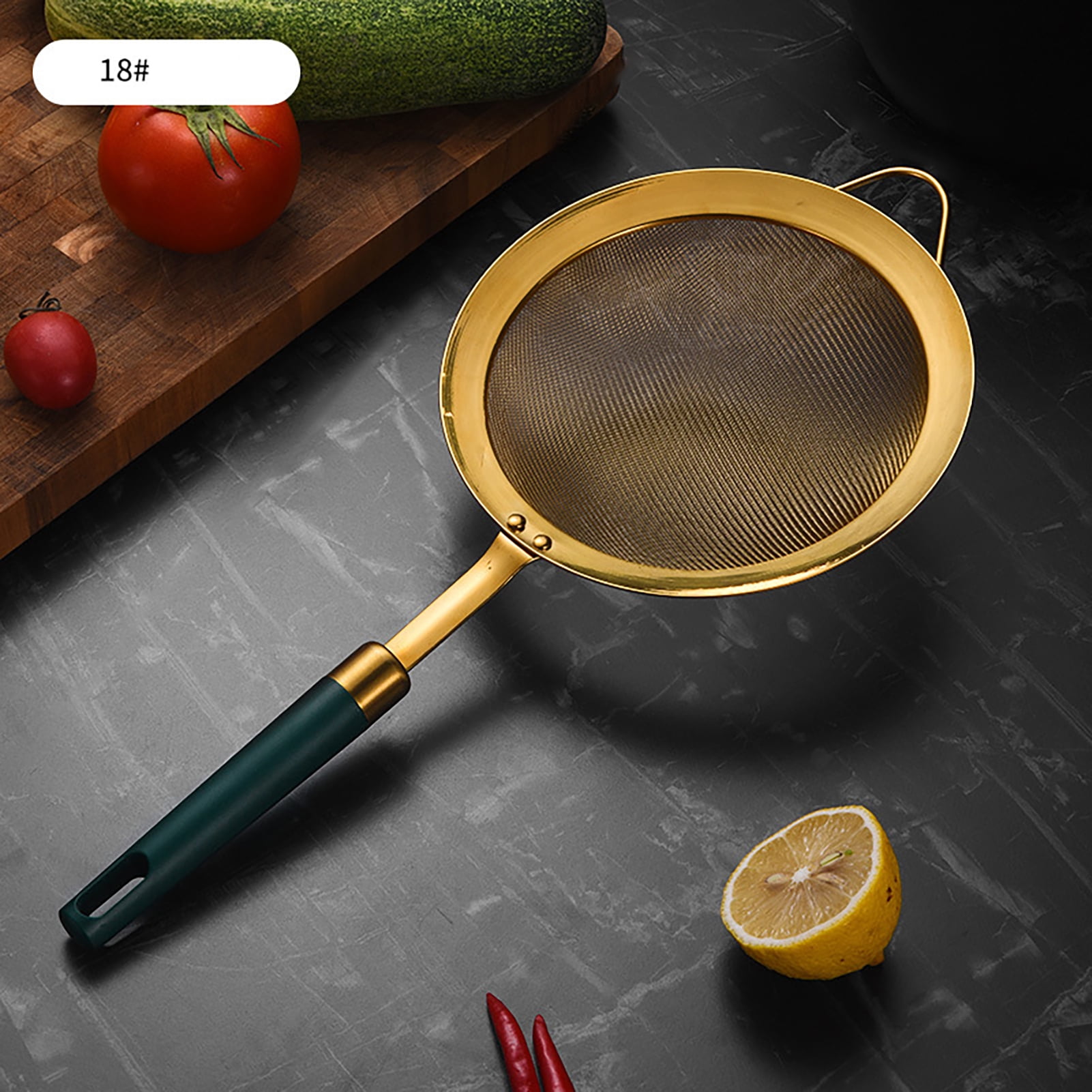 Filter Spoon - Stainless Steel Kitchen Fine Mesh Strainers with Handle ...