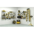 CrownWall Slatwall System: PVC Garage Organizer Wall Mount, 8’ x 4 ...