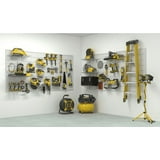 CrownWall Slatwall System: PVC Garage Organizer Wall Mount, 8’ x 4 ...