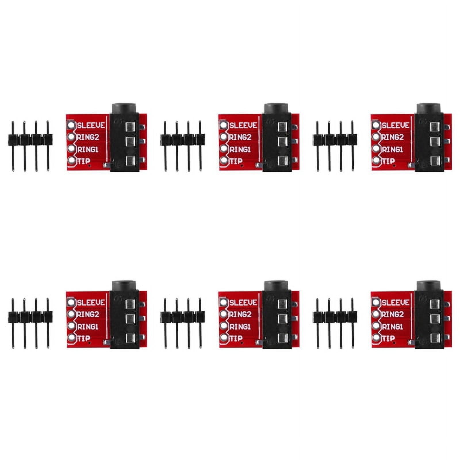 6X TRRS 3.5Mm Jack Breakout Board Auriculares Video Audio MP3 MóDulo de ...