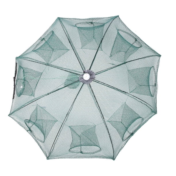 Portable Durable Fish Mesh Net UmbrellA type Cast Net Fishing Tackle ...