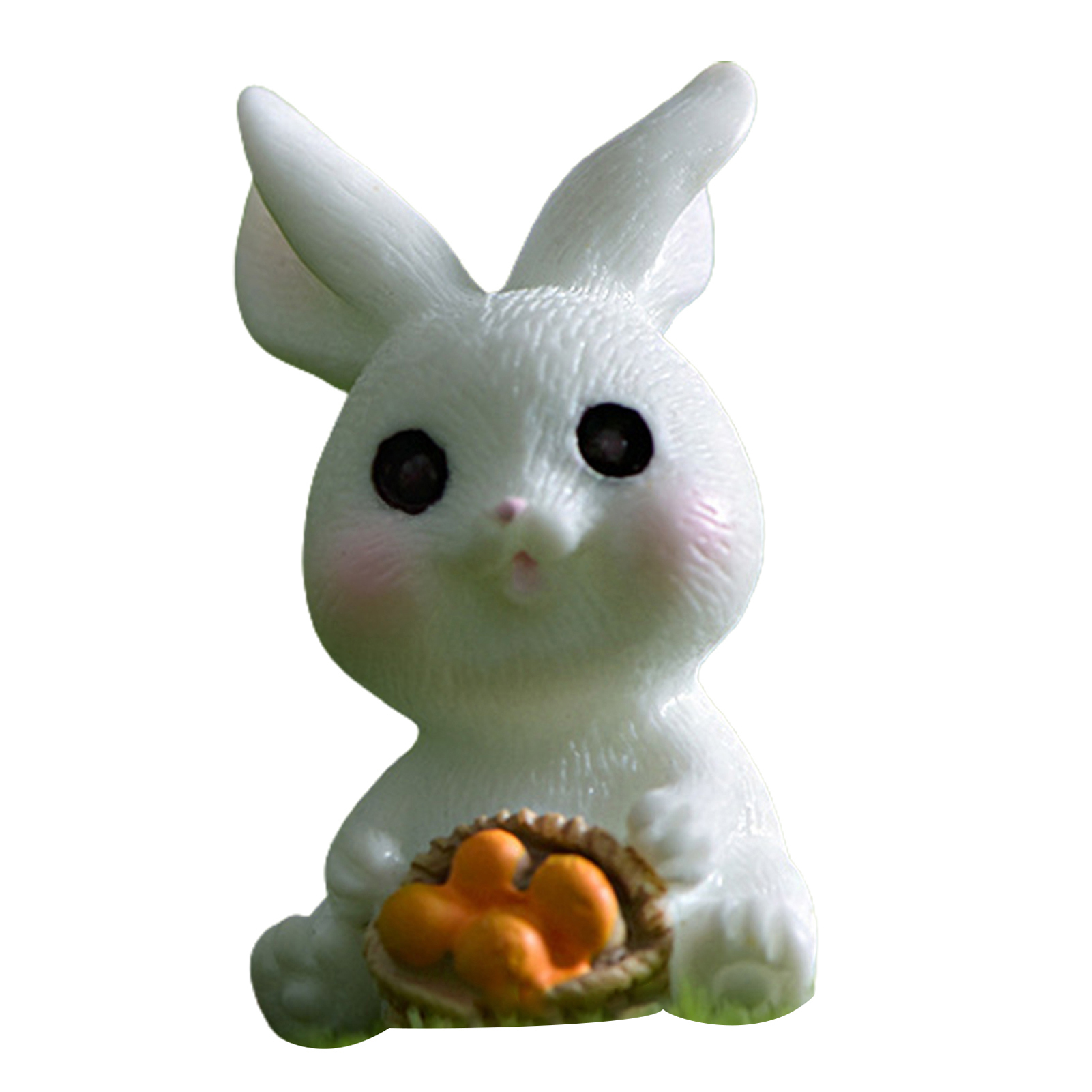 Farfi Bunny Figurine Cartoon Realistic Sturdy Lovely Animal Rabbit ...