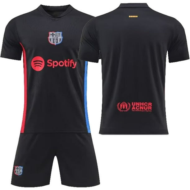 2425 Camiseta de visitante del Barcelona chaleco negro 19 Yamal No. 10 ...