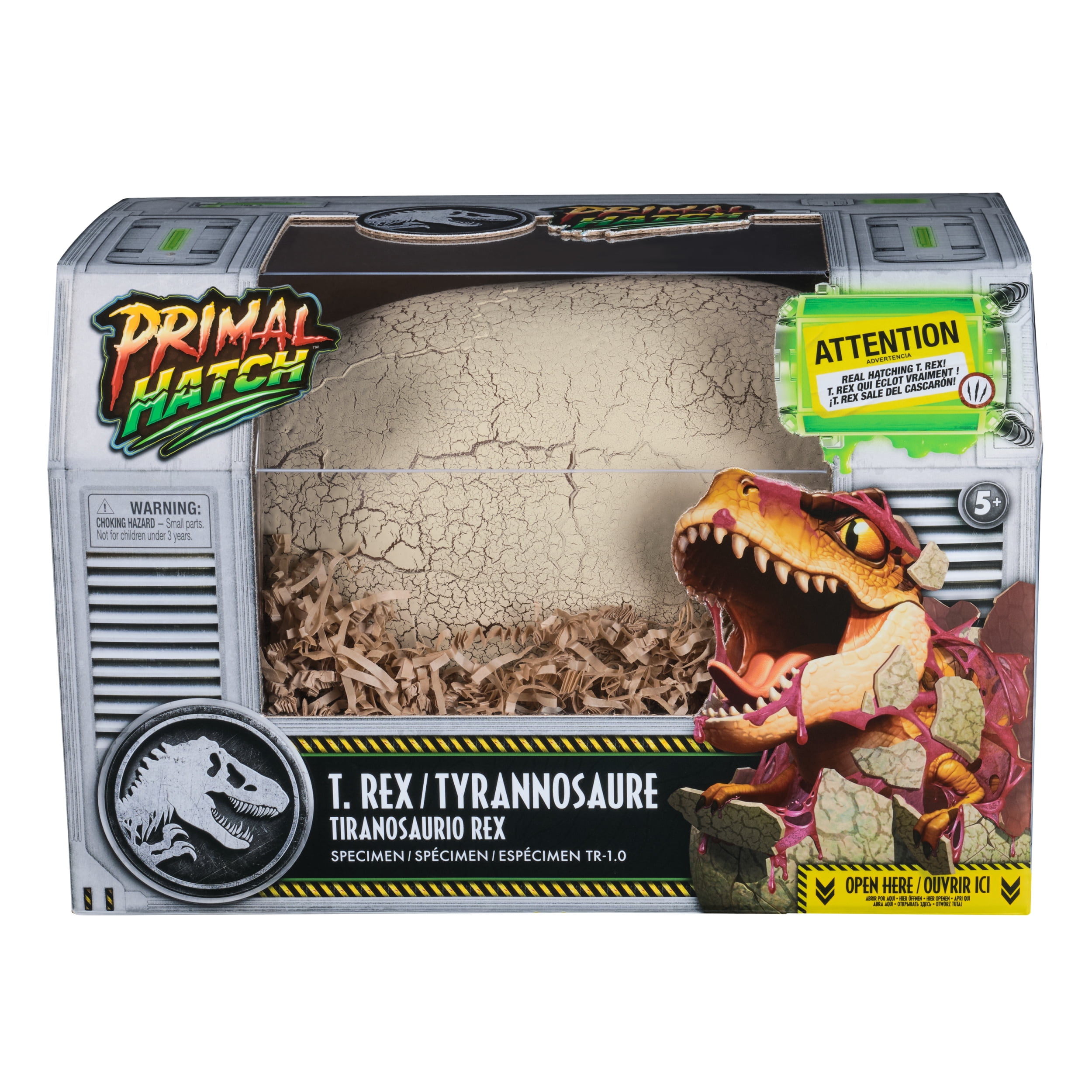 Primal Hatch Jurassic World Primal Hatch Interactive Toy Dinosaur & Egg ...