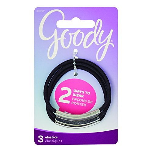 Goody DoubleWear Elastics Ponytailer/Bracelet 3pk - Walmart.com