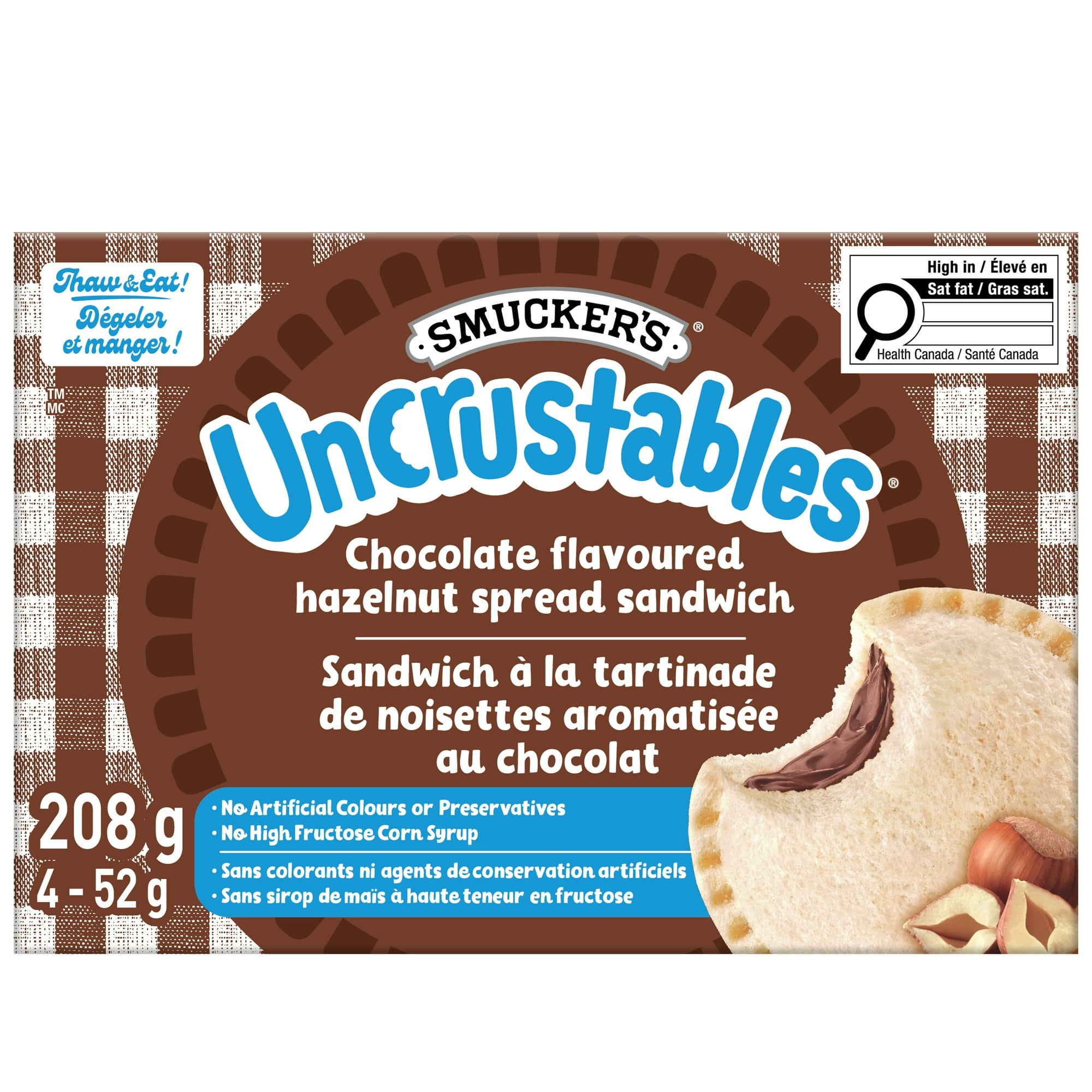 Click here for Smuckers Uncrustables Chocolate Flavoured Hazelnut... prices