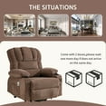 BTMWAY Lift Chairs for Elderly, Electric Massage Lift Recliner with ...